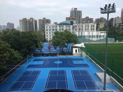 Cina Corte di sport dell'unità di elaborazione del silicio che pavimenta le multi superfici di sport all'aperto di Antifade di scopo in vendita