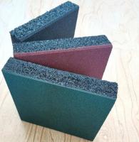 China Eco Friendly Interlocking Rubber Floor Tiles 50x50cm Recycled Granule for sale