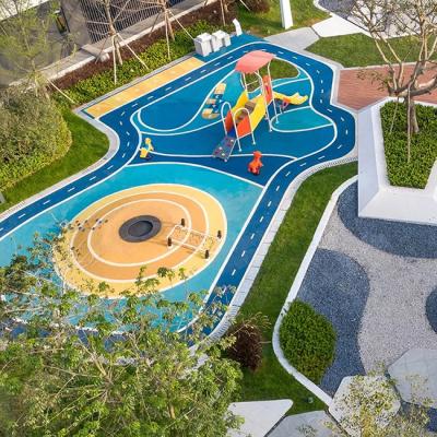 Cina Granelli di gomma di Epdm di asilo di colore di plastica di superficie senza piombo del campo da giuoco in vendita