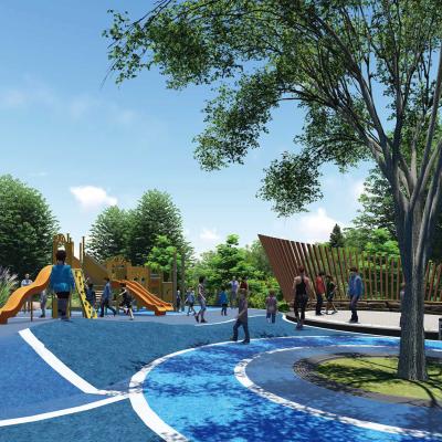 Cina Materiale di superficie di Wetpouring del campo da giuoco delle materie prime dei granelli di gomma ambientali di Epdm in vendita
