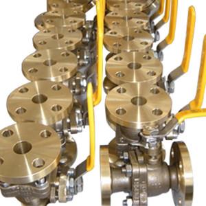 China Aluminium Bronze Ball Valve ASTM B148 UNS C95800 4 Inch for sale