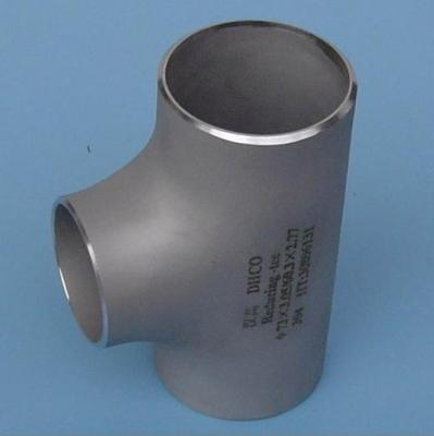 China Stainless steel buttwelding tee for sale