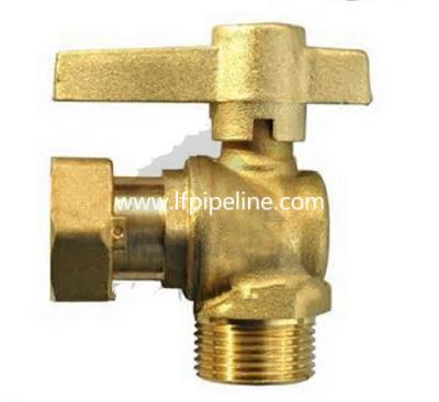 China 90 degree brass angle globe valve angle valve for sale