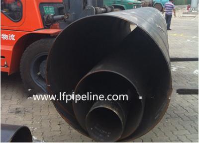 China black spiral welded mild steel pipe à venda