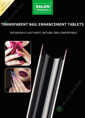 Cina L'unghia falsa chiara di bambù d'allungamento dell'arco di French/C fornisce di punta la punta del manicure per l'unghia Art Salon in vendita