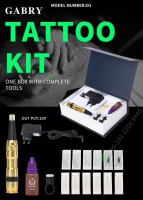 Cina Penna senza fili permanente di alluminio del tatuaggio della macchina 10V di trucco in vendita