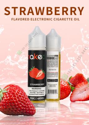 China E-Liquid E-Juice High Quality Strawberry Flavor E-Cigarette Vaping Liquid  60ml  Pure And Safe for sale