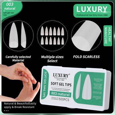 Cina Chiodi Medi Stiletto 11 taglie Presioni a copertura completa Forma affilata Chiodi finti per estensioni delle unghie in vendita