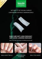 China Full Cover Eagle Mouth Natural Soft Gel False Nails Designs Artificial Nail Tips for sale