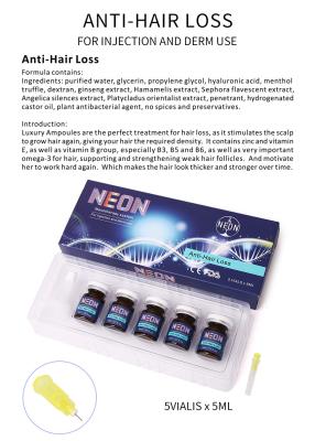 Cina Anti siero originale di Mesotherapy di alopecia areata dell'essenza di ricrescita dei capelli di trattamento dell'iniezione di perdita di capelli per capelli in vendita