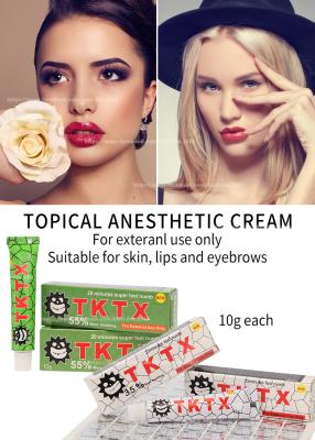 Cina Crema intorpidente gialla originale 10g Microneedling di TKTX per depilazione del laser in vendita
