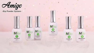 Cina La immersione di modellatura facile del chiodo spolverizza il sistema di Kit Amigo Acrylic Nail Dipping inodoro in vendita