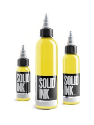 China 120ML 260ML Bright Yellow Tattoo Ink Non Toxic Organic Tattoo Pigment for sale