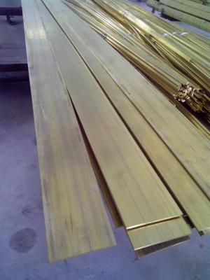 China copper extrusion profile flat bar factory
