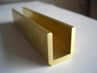 China Brass Copper U Channel Profile 5mm to 180mm for Window Door Decoration for sale