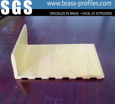 Brass Stair Nosing With Anti Slip Strips In Metal Building Materials