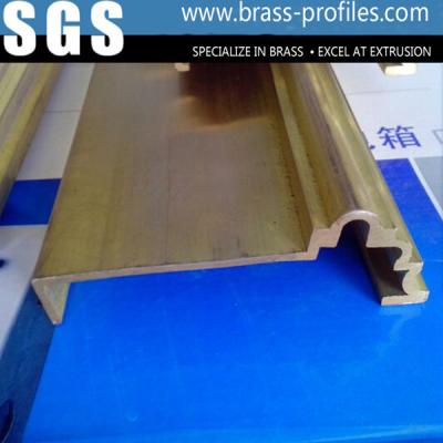 55% Cu Content Copper Extrusion Brass Handrail Decorate Home Stair