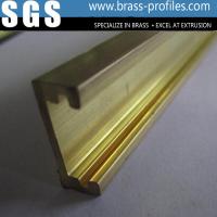 China Decorative Copper Brass Extrusion Profile 5mm to 180mm for Doors Windows H59 H62 for sale