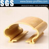China Solid Brass Extruding Armrest / Copper Extruded Balustrade Sections for sale