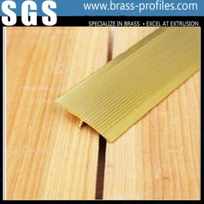 Cadre à couche T d'extrusion de plancher en laiton / Cadre à fente en cuivre en T