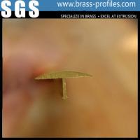 China Moistureproof Decorative Brass Extruding Floor Embedded T Sheet 5mm-190mm Copper Content 55-65% for sale