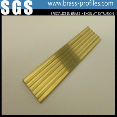 China C38000 Luxury Decoration Non-slip Nosing For Brass Flooring Stairs for sale
