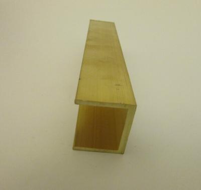 China Anti-corrosion U Shape Building Materials Extruding Profile In Copper for sale