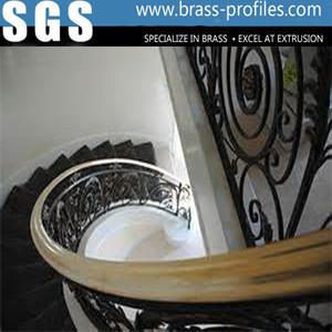 中国 銅の放出の Handrailing のプロフィールの設計階段 Armrest 販売のため