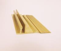 China Custom Brass Alloy Extruded Decorative Profiles 5mm to 190mm Cross Section for sale