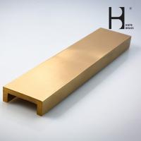 China Brass Copper U Channel Profile 5mm to 180mm for Window Door Decoration for sale