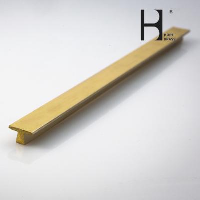 China Polished Brass T-Bar Available in Customizable Length for sale