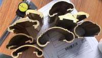 China Brass Extruded Armrest Sections Decorative Handrails 5mm to 180mm Custom Design for sale