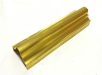 China Solid Brass Handrail Bracket Decorative Stair Handrail 60.5-63.5% Copper Custom Sizes for sale