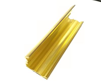 China Barss Stair Handrail Brass Profile Shapes Brass Alloys Rail Bar for sale