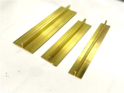 Polieren Kupfer T-Schlittenrahmen Polierte und extrudierte Messing T-Form