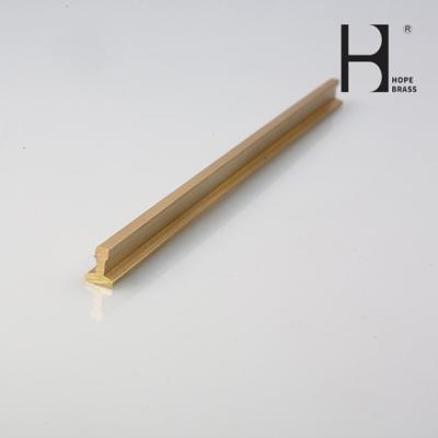 China Outdoor Brass T Profiles With Specific Sizes For Outside Decoration for sale