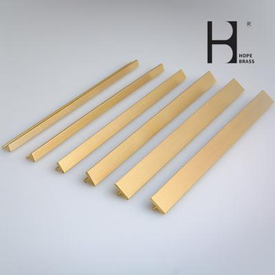 China Outdoor Brass T Profiles With Specific Sizes For Outside Decoration for sale