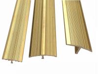 China Brass T Profiles Rustproof Tee Shaped Brass Bar H62 H59 Customizable Width Thickness for sale