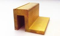 China Custom Brass U Shape Trim Profiles 2m 3m 5m Length for Window Door Interior Decoration for sale