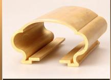 中国 CuZn39Pb3真鍮の手すりの手すりフレーム真鍮階段柵 販売のため