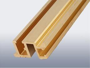 China Shinning Golden Color for Brass Door Window Frame Profile Copper Alloy Window Hardware for sale