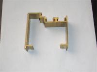 China Brass Window Extrusion Profiles Custom Length 1m to 6m C38500 Copper Alloy for sale