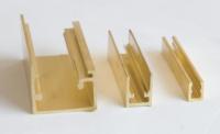 China Custom Brass Extrusion Frame for Sliding Doors Windows 5mm to 190mm CuZn39Pb3 for sale