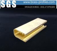 China Hot Finished Copper Brass Extruded Profiles for Doors Windows 5mm to 180mm for sale