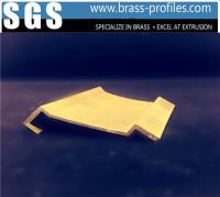 China Hot Finished Copper Brass Extruded Profiles for Doors Windows 5mm to 180mm for sale