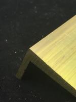 China Solid Brass L Shape Door Channel Copper Alloy Profile 55-62% Copper 5mm to 190mm for sale