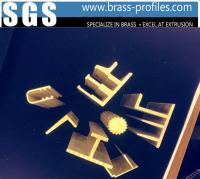 China Brass H Section Profile 57-59% Copper C38500 Extruded for Interior Decoration for sale