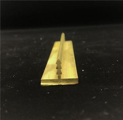 China Strong Metal Brass Strip T Shapes and Durable Copper Alloy T Sheets for sale