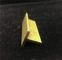 China Solid Extruded Brass T Shape Profile 8 ft Length Custom Sizes for Building Decoration for sale