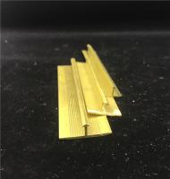 China Solid Extruded Brass T Shape Profile 8 ft Length Custom Sizes for Building Decoration for sale